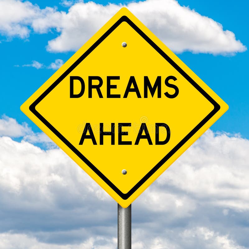 Yellow highway sign stock photo. Image of attention - 225053778