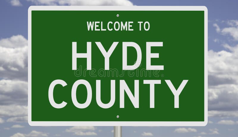 Map of Hyde in South Dakota Stock Vector - Illustration of hyde, county ...