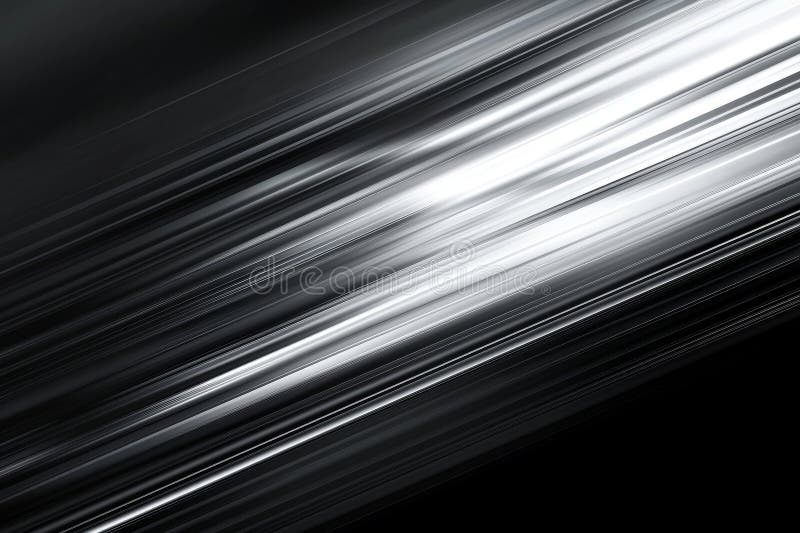 Rendering of Metallic Horizontal Lines in 3D. Stock Photo - Image of ...