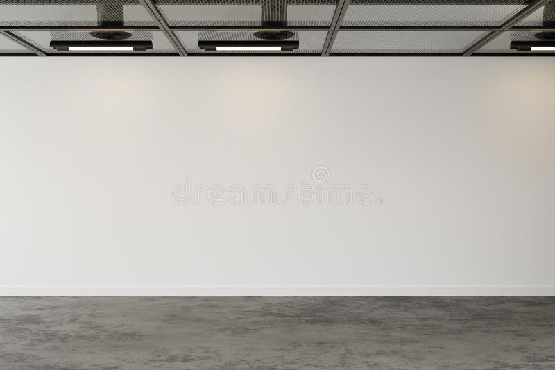 This Rendering Showcases a Spacious, Empty Room Designed for Creative ...