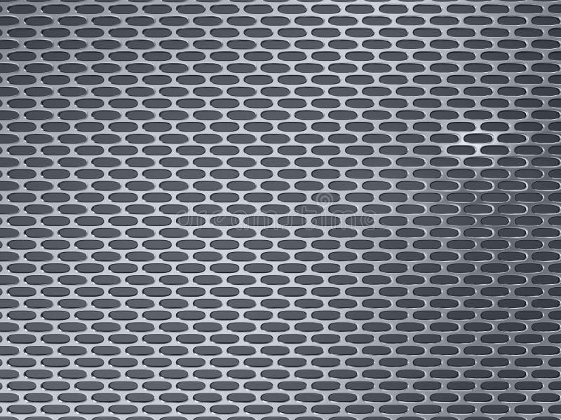Rendering Silver Metallic Grid Background Stock Image - Image of black ...