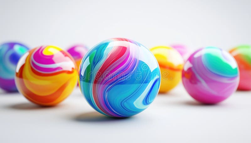 Rendering of a Sphere with Multiple Paint Layers on Its Surface Stock Photo - Image of pigment ...