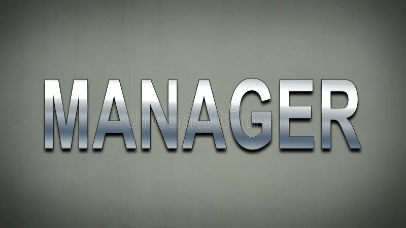 Wall sign for BOSS stock image. Image of wall, business - 179270019