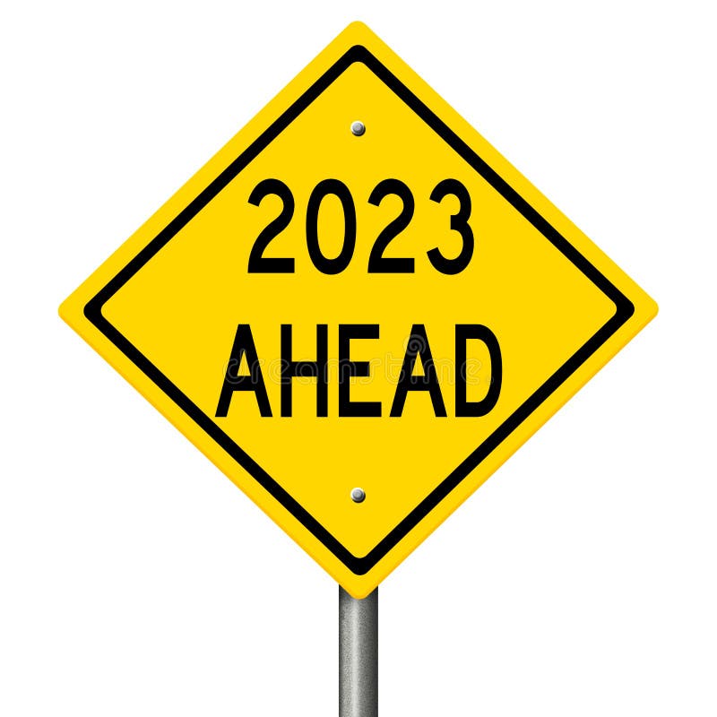 Rendering of a Yellow Highway Sign Stock Illustration - Illustration of ...