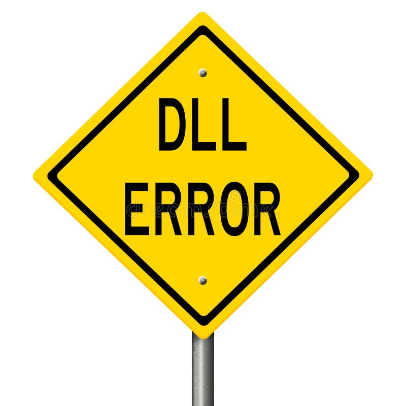Rendering of a Yellow Highway Sign with Error Message Stock ...
