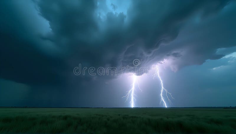 Rending Skies: Arawan S Fury Unleashed upon the Emerald Expanse Stock ...