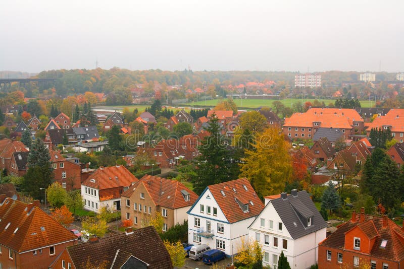 Rendsburg stock photo. Image of rainy, rain, mist, city - 16722826