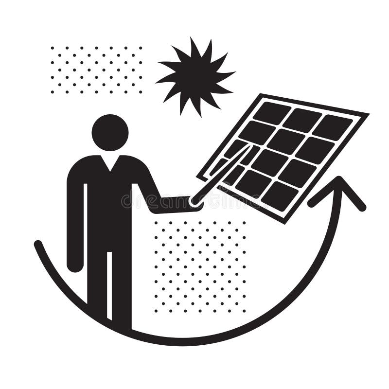 Renewable Energy Advocacy - Icon Stock Illustration - Illustration of ...