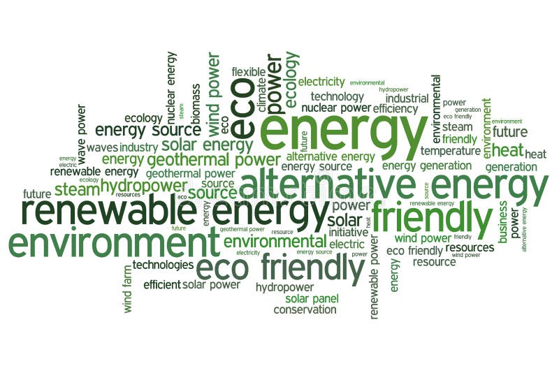 Renewable energy stock illustration. Illustration of renewable - 54587587