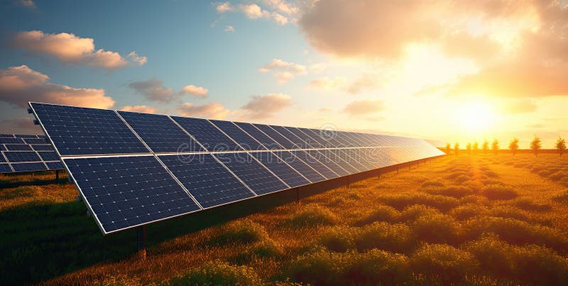 Renewable Energy Background Stock Illustration - Illustration of tidal ...