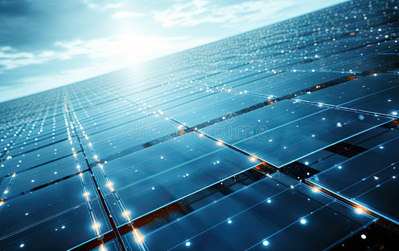 Renewable Energy Background Stock Illustration - Illustration of wind ...