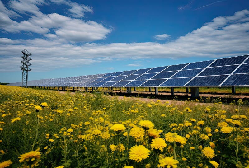 Renewable Energy Background Stock Illustration - Illustration of ...