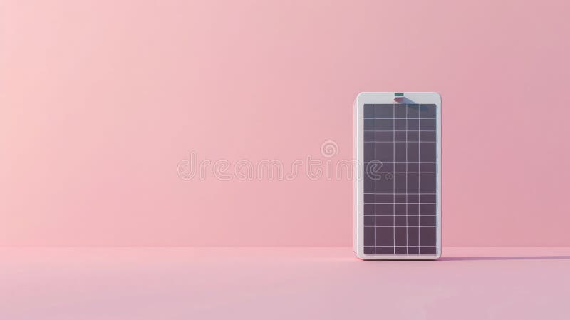 Renewable Energy Concept: Battery Pack with Solar Panel Integration ...