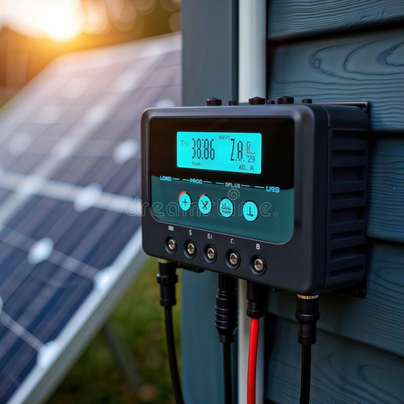 Digital Energy: Solar Panels and Smart Meters, Generative Ai Stock ...