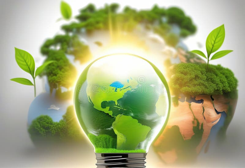 Renewable Energy.Environmental Protection, Renewable Stock Illustration ...