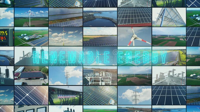 Renewable Energy Infographic. Renewable Energy Opening Frame Stock ...