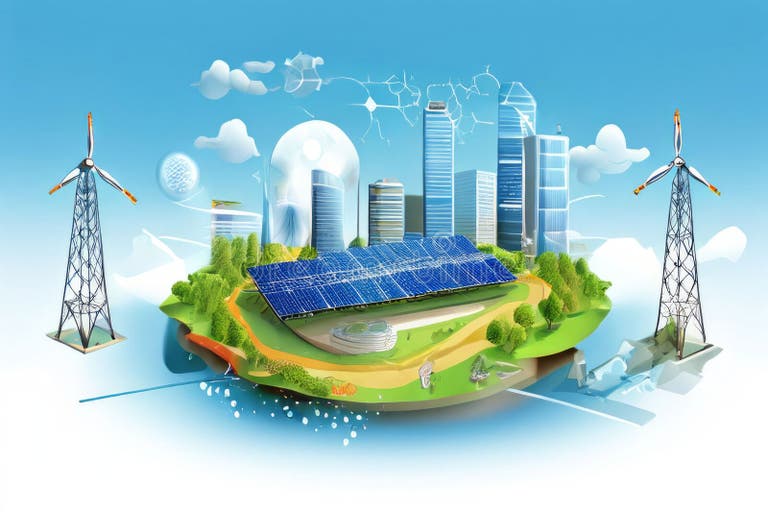 Renewable Energy Integration Microscopic Perspective Highlights Stock ...