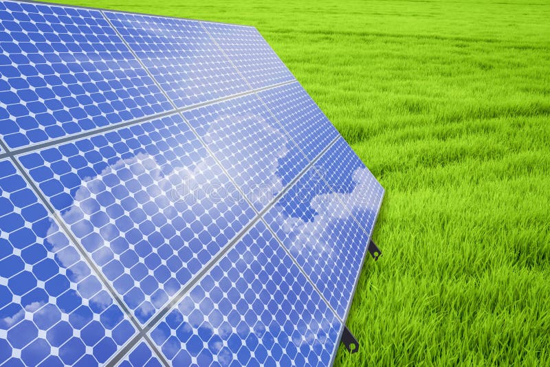 Renewable Energy Solar Panels Stock Image - Image of cell, solar: 99428295