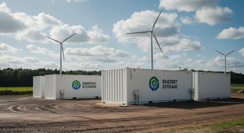 Renewable Energy Solution: Wind Turbines & Battery Storage System for ...