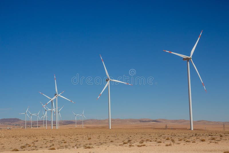 Renewable Energy Wind Turbines Jordan Editorial Image - Image of mill ...