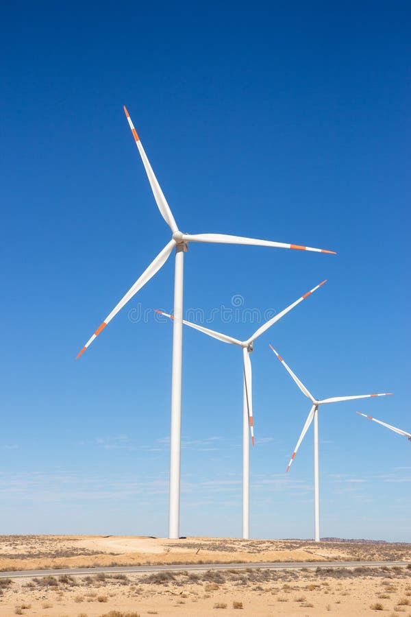 Renewable Energy Wind Turbines Jordan Stock Image - Image of ecological ...
