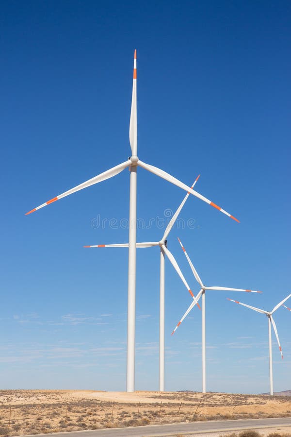 Renewable Energy Wind Turbines Jordan Stock Image - Image of ...