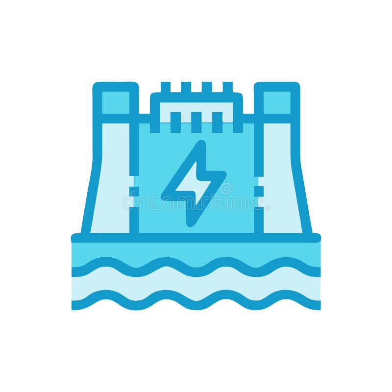 Renewable Hydropower Icon Design Stock Photo - Illustration of energy ...