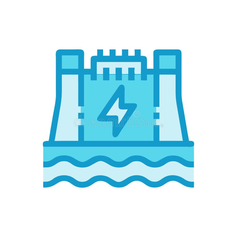 Renewable Hydropower Icon Design Stock Photo - Illustration of energy ...