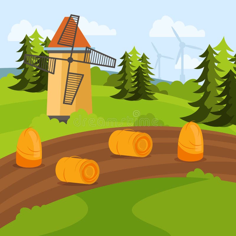 Renewable and Nonrenewable Resources Flat Illustration Stock ... Renewable and Nonrenewable Resources Flat Illustration Stock ...