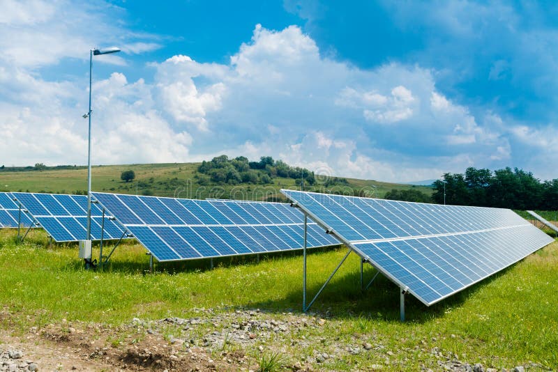 RENEWABLE SOLAR ENERGY stock image. Image of collecting - 32246255