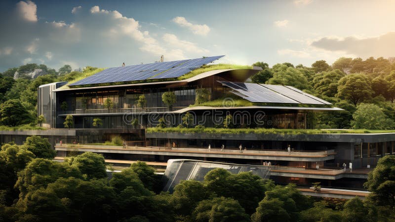 Renewable Sustainability Building Stock Image - Image of sustainable ...