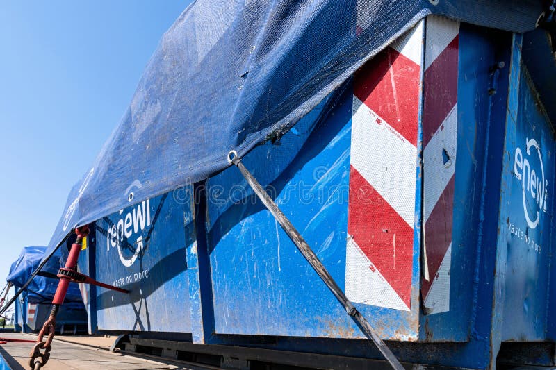 Renewi waste bins editorial photo. Image of waste, management - 278444971