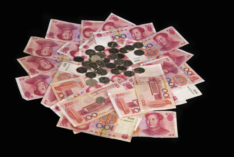 Lots of Renminbi stock photo. Image of objects, asian - 3874358