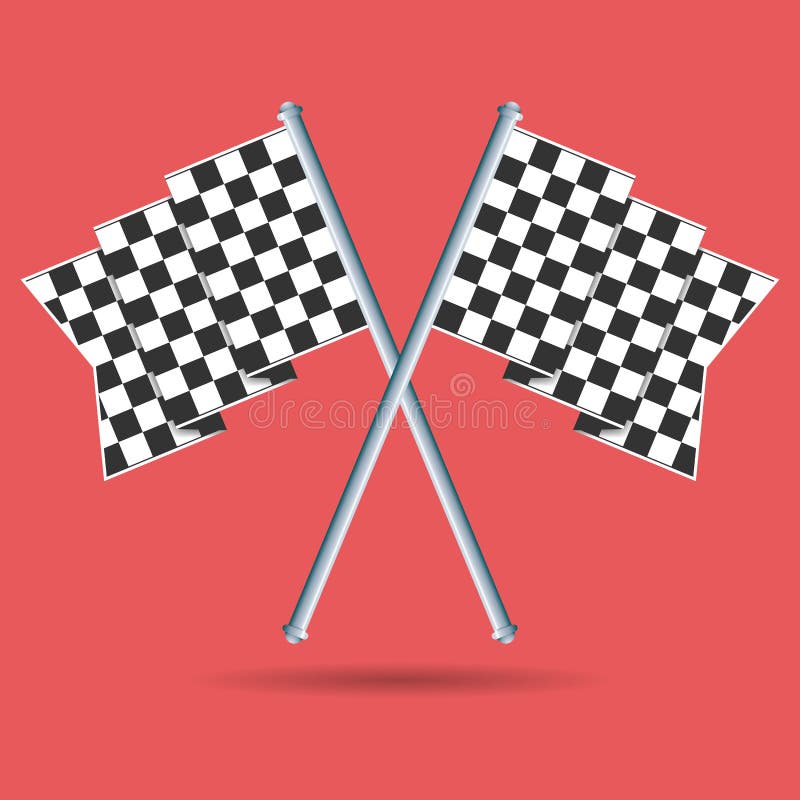 Rennflaggen stock abbildung. Illustration von markierungsfahne - 33398252