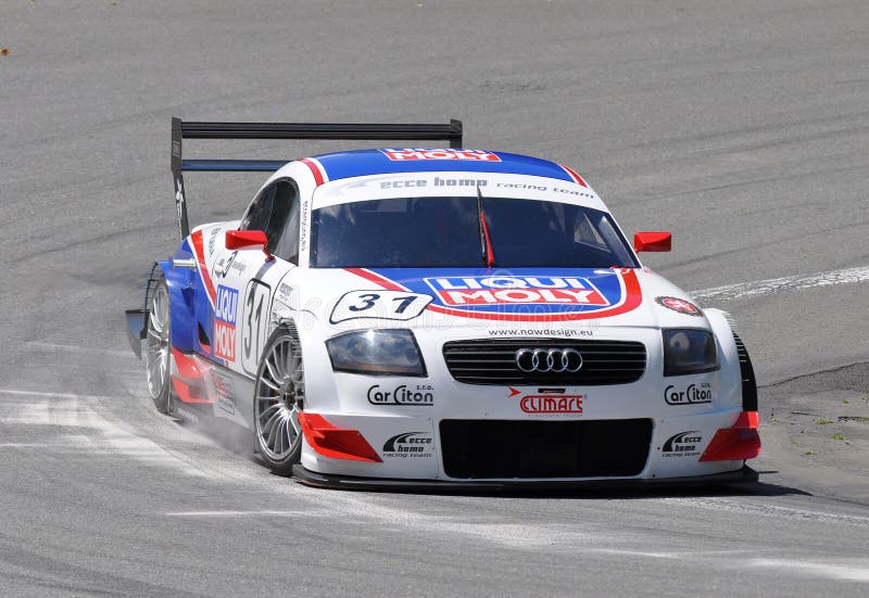 Rennwagen Audi TT-R DTM redaktionelles stockbild. Bild von rennen - 9767099