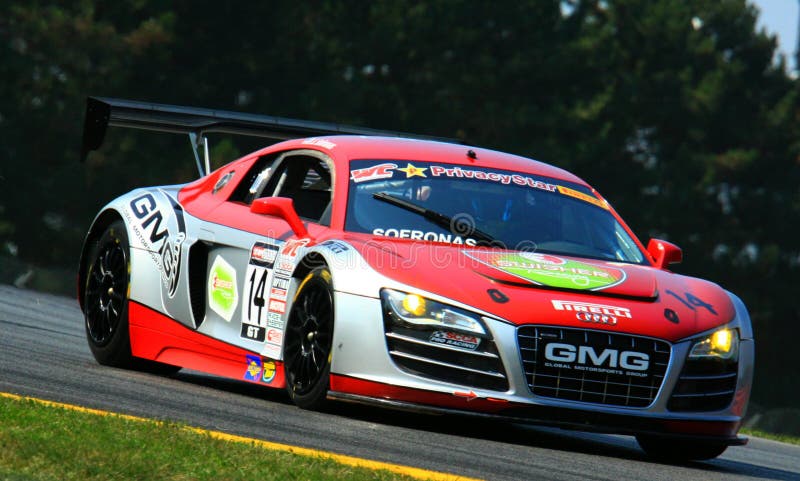 Audi A4 DTM Rennwagen redaktionelles stockbild. Bild von spur - 6388669