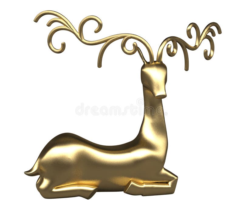 Reno 3d stock de ilustración. Ilustración de reno, afiligranado - 92662066