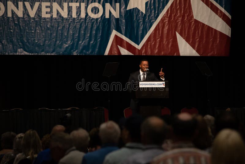 Reno, NV - June 23, 2018 - William McCurdy II Pointing at Nevada ...