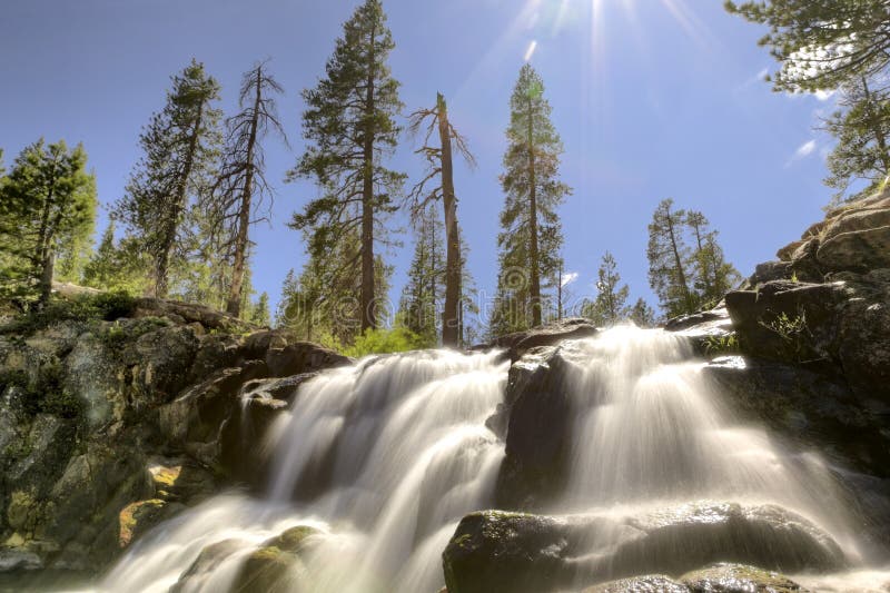 Tahoe Area Waterfall stock photo. Image of cascade, scenic - 172276812