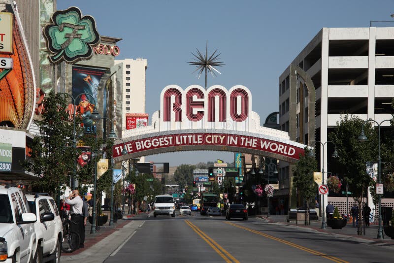 Reno Welcome Sign editorial photography. Image of america - 10280852