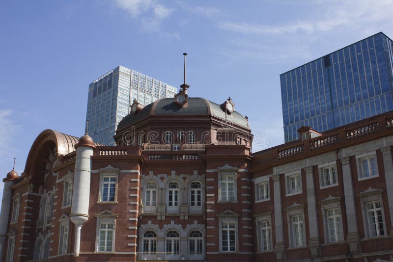 Renovated Tokyo Station in Japan Stock Image - Image of roof, dome ...