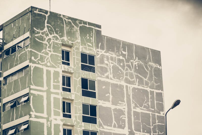 Renovating building stock photo. Image of brick, building - 81425938