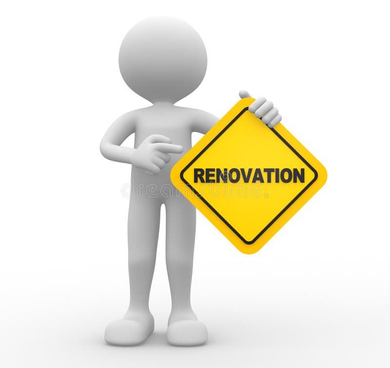 Renovation stock illustration. Illustration of entry - 58789447