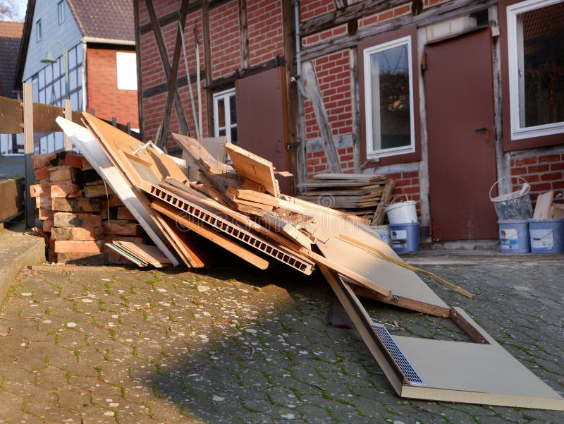 House Renovation in a Newly Acquired Old Building Stock Image - Image ...