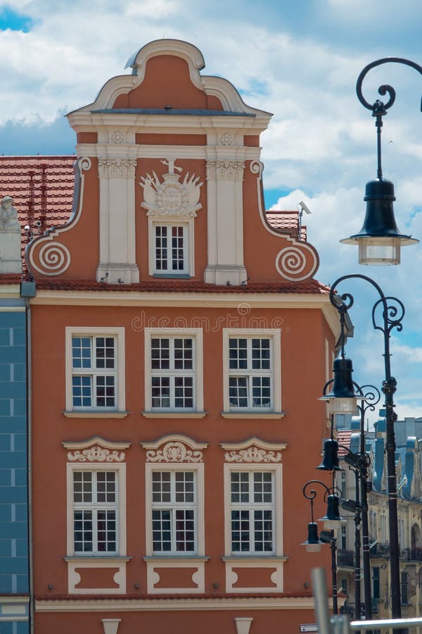 Renovation of Old Market Square in Poznan. Poland Stock Photo - Image ...