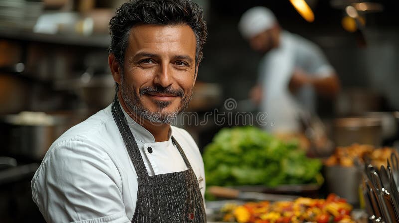 Renowned Chef Conducting a Cooking Masterclass Stock Image - Image of ...