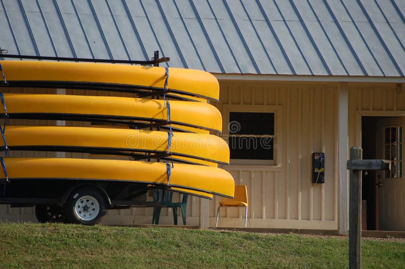 Rent a Canoe in VA stock image. Image of sports, lake - 1246435