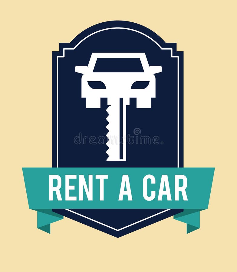 Rent a car design stock illustration. Illustration of efficient - 71641918