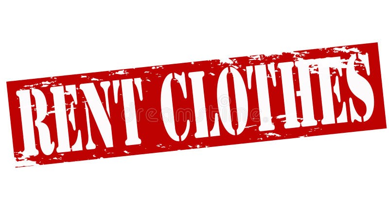 Rent clothes stock illustration. Illustration of clothing - 108757035