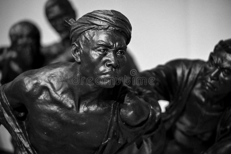 Bronze Sculpture- the Rent Collection Courtyard Editorial Stock Photo ...